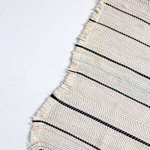 Vintage Striped Rag Rug Accent Rug - Etsy