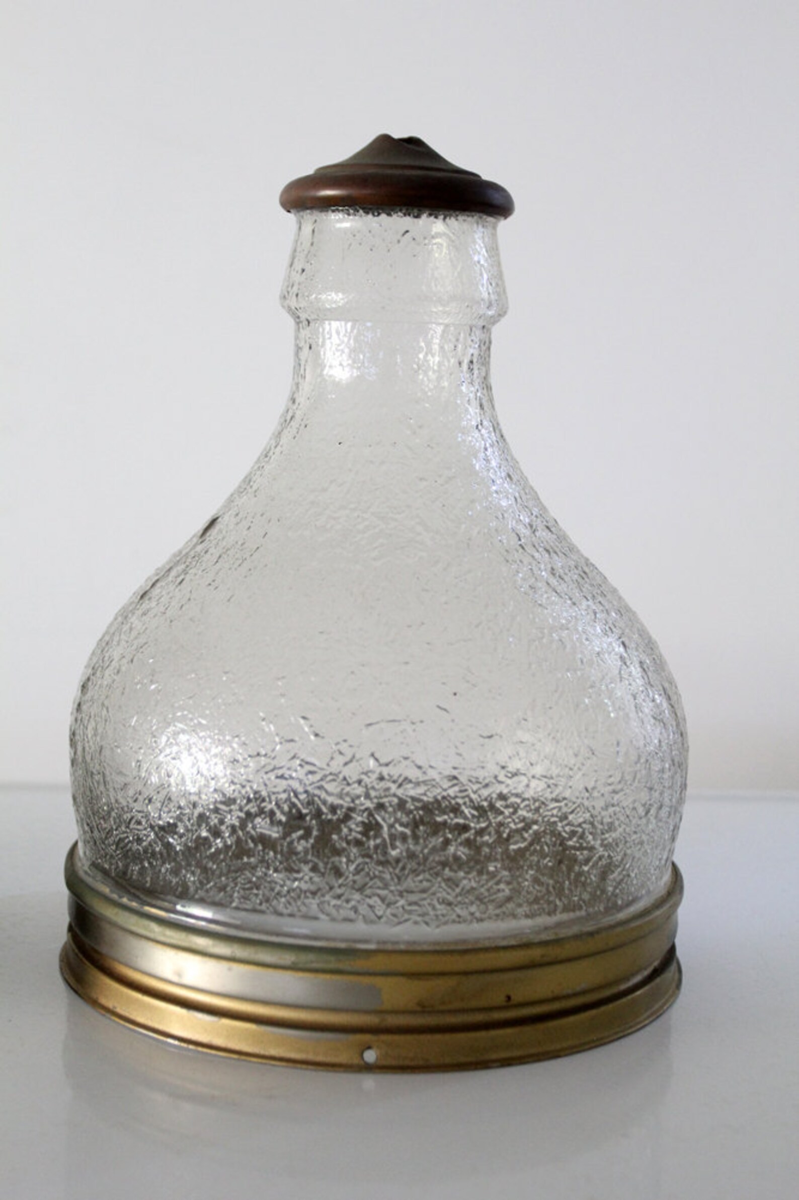 Vintage Industrial Glass Shades Textured Glass Light Fixtures - Etsy