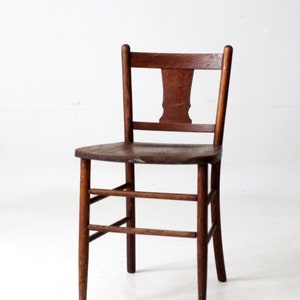 Antique Accent Chair With Low Back - Etsy