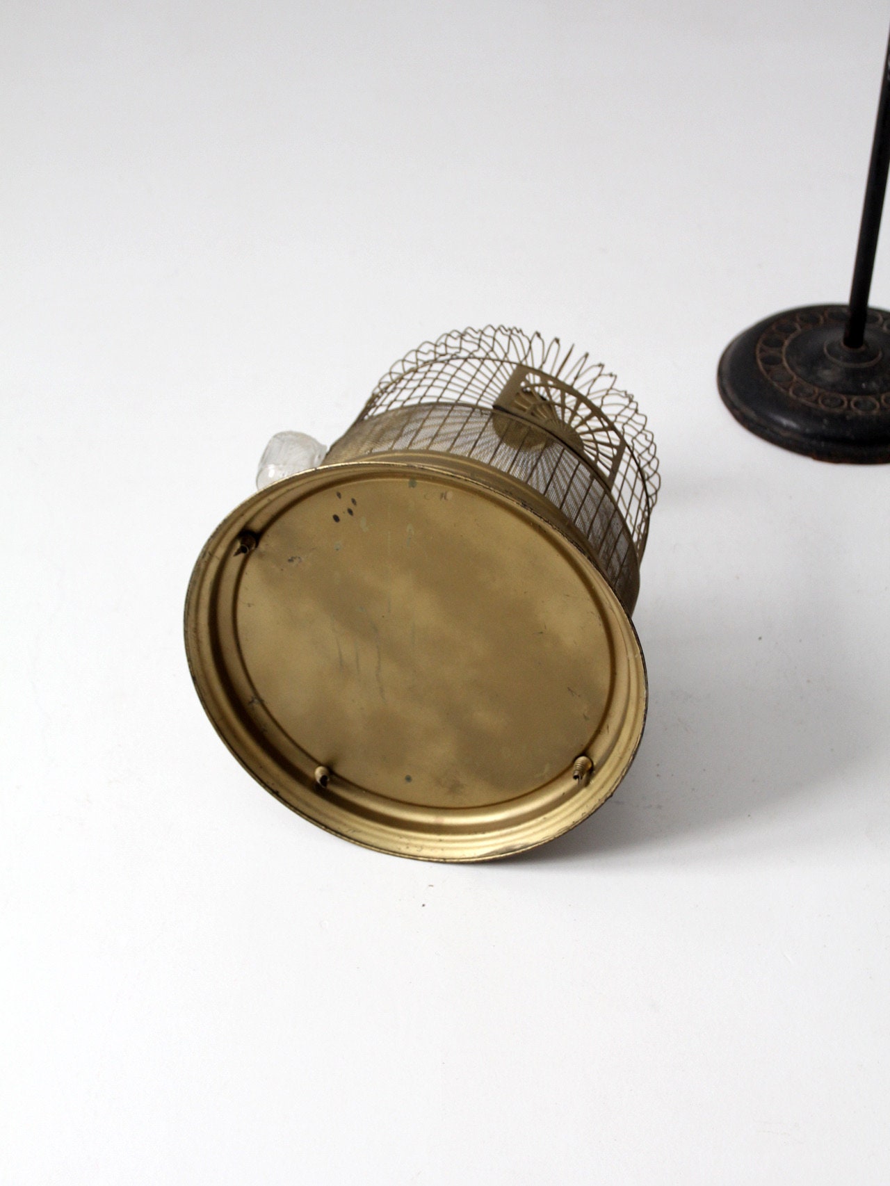 Antique Crown Bird Cage With Stand - Etsy