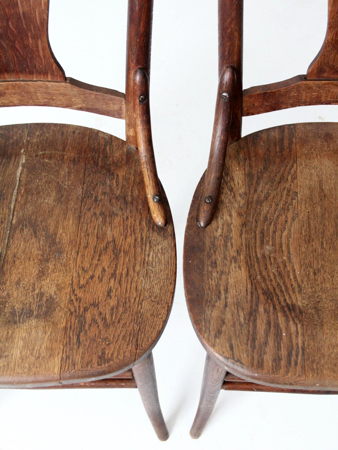 Antique Murphy Chair Company Dining Chairs Pair - Etsy
