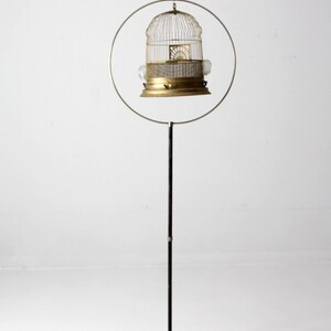 Antique Crown Bird Cage With Stand - Etsy