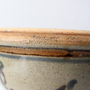 Vintage Artist Signed Large Studio Pottery Bowl Ca 1976 - Etsy