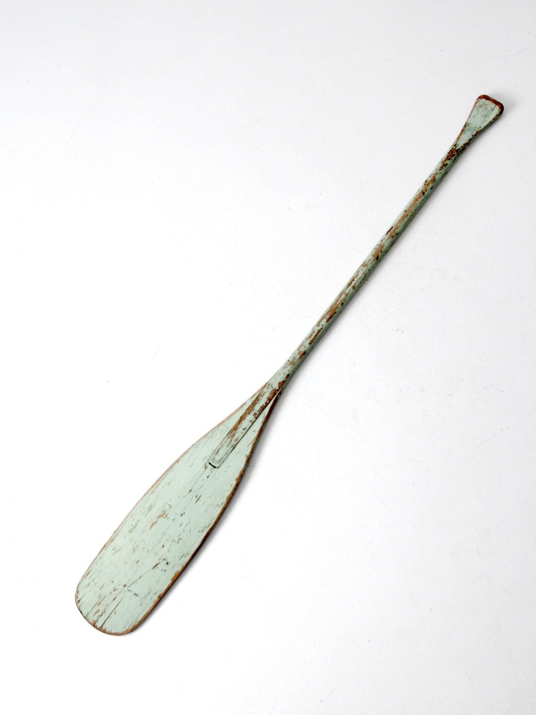 Vintage Painted Wooden Oar - Etsy