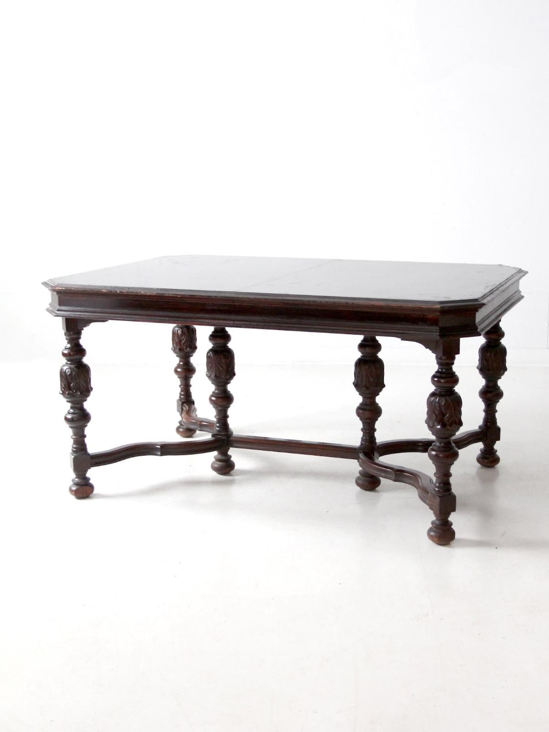 Antique Jacobean Revival Dining Table - Etsy