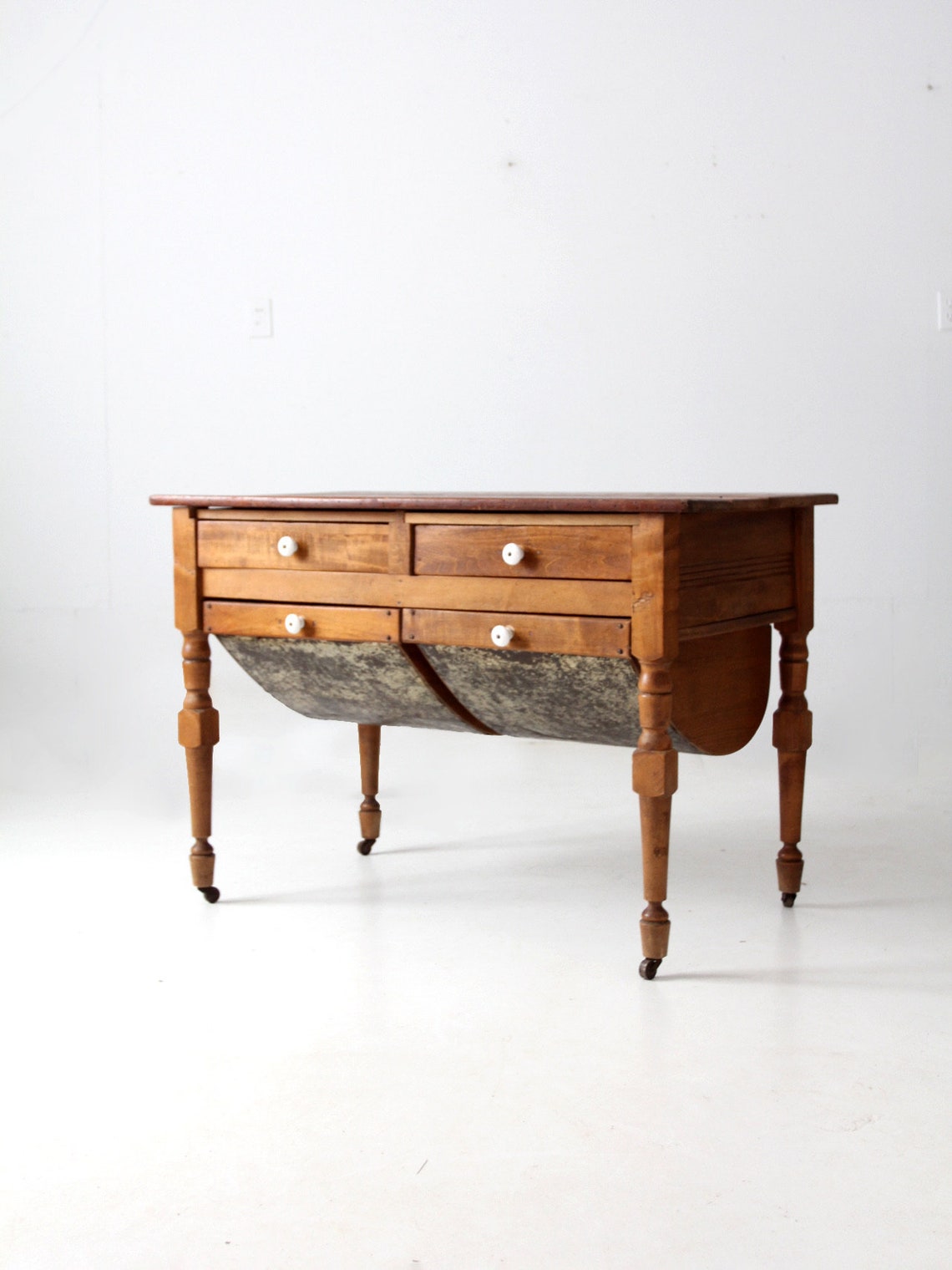 Antique Baker's Table Flour Bin Table - Etsy