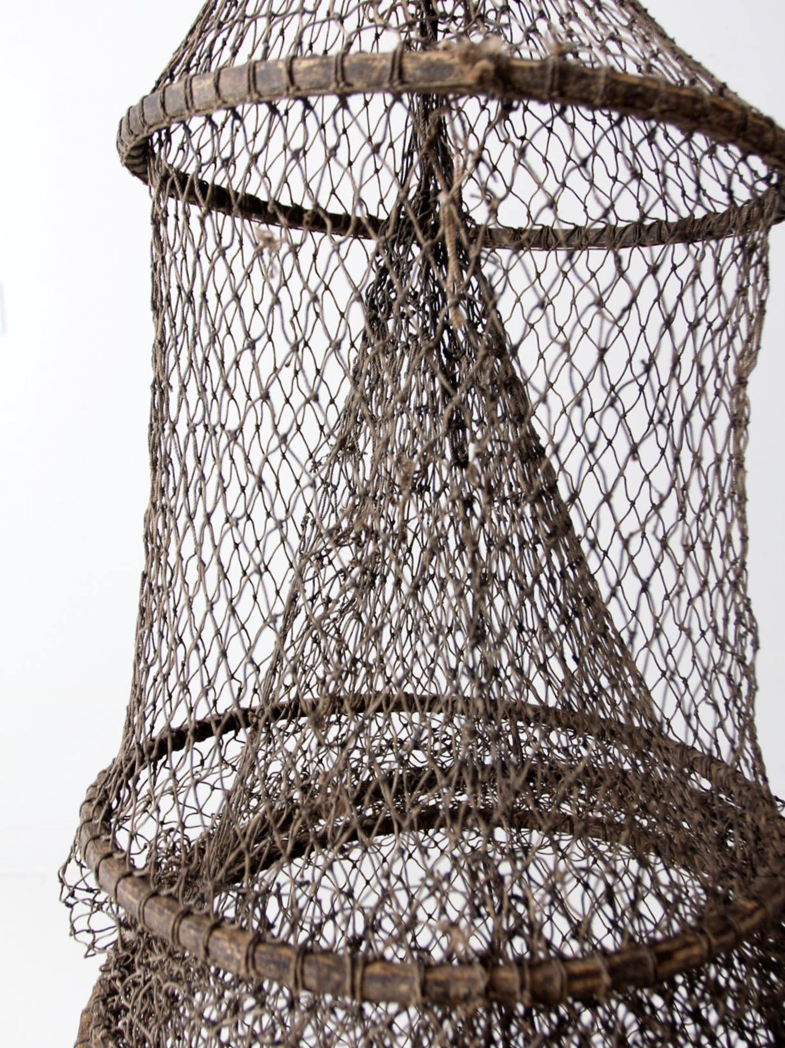 Vintage Fyke Net XL Fishing Net - Etsy Israel