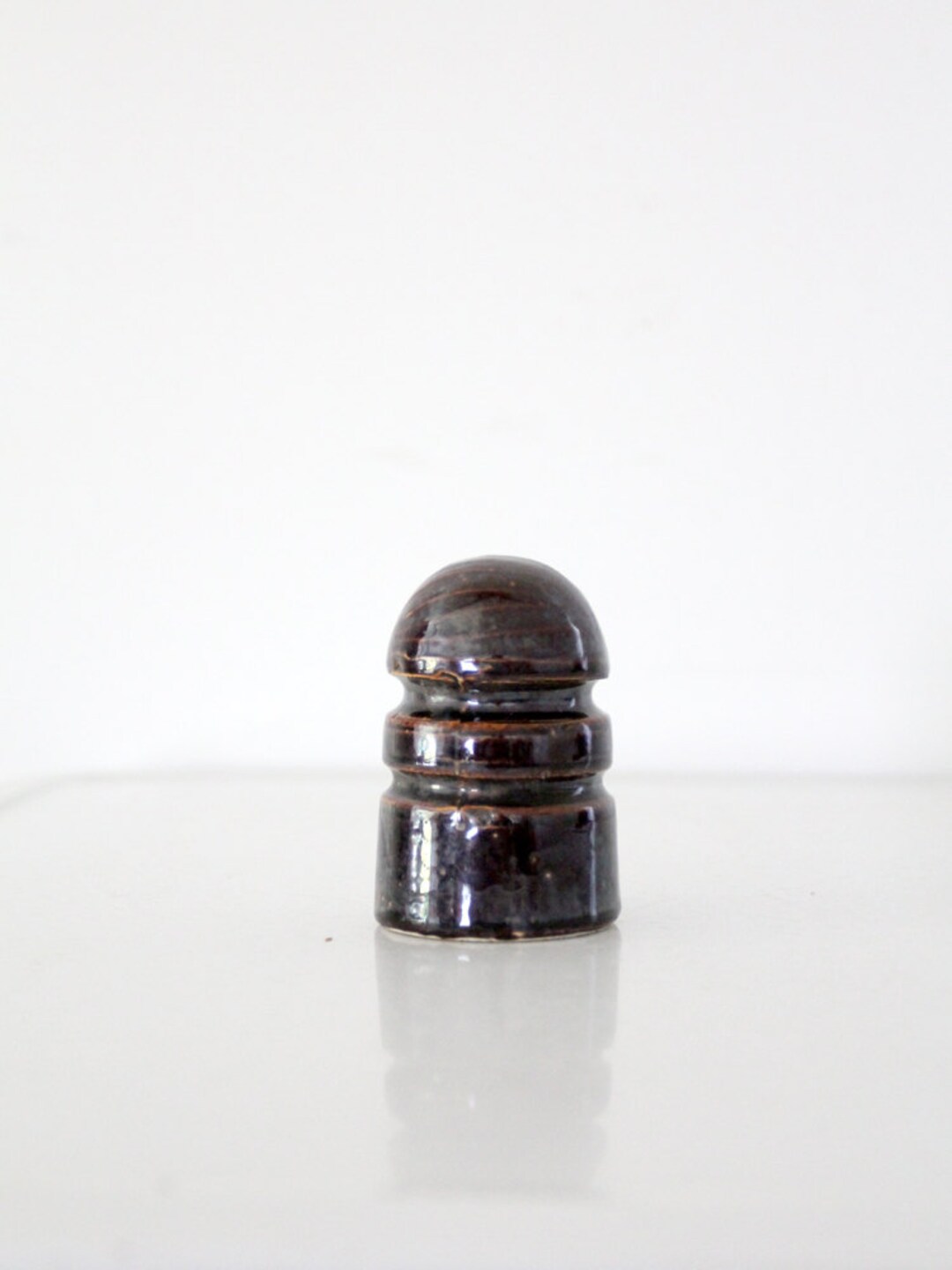 Porcelain Insulator, Vintage Brown Telegraph Insulator - Etsy