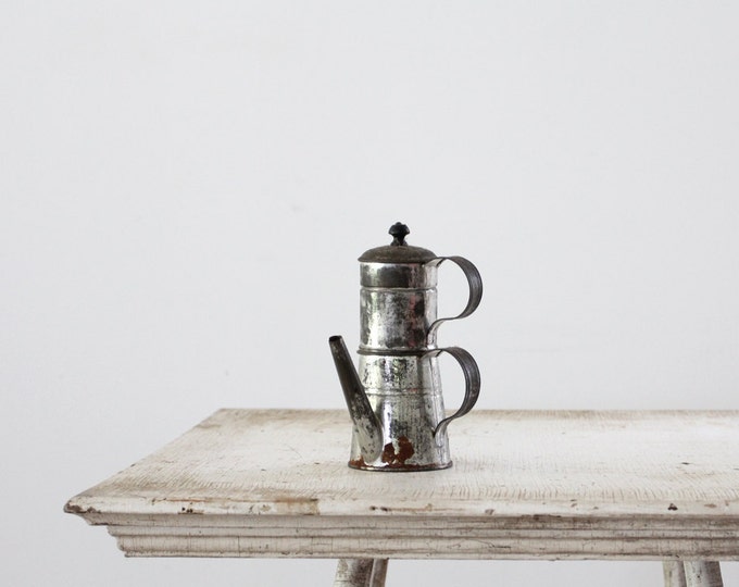 Antique Coffee Percolator // Small Coffee Maker - Etsy