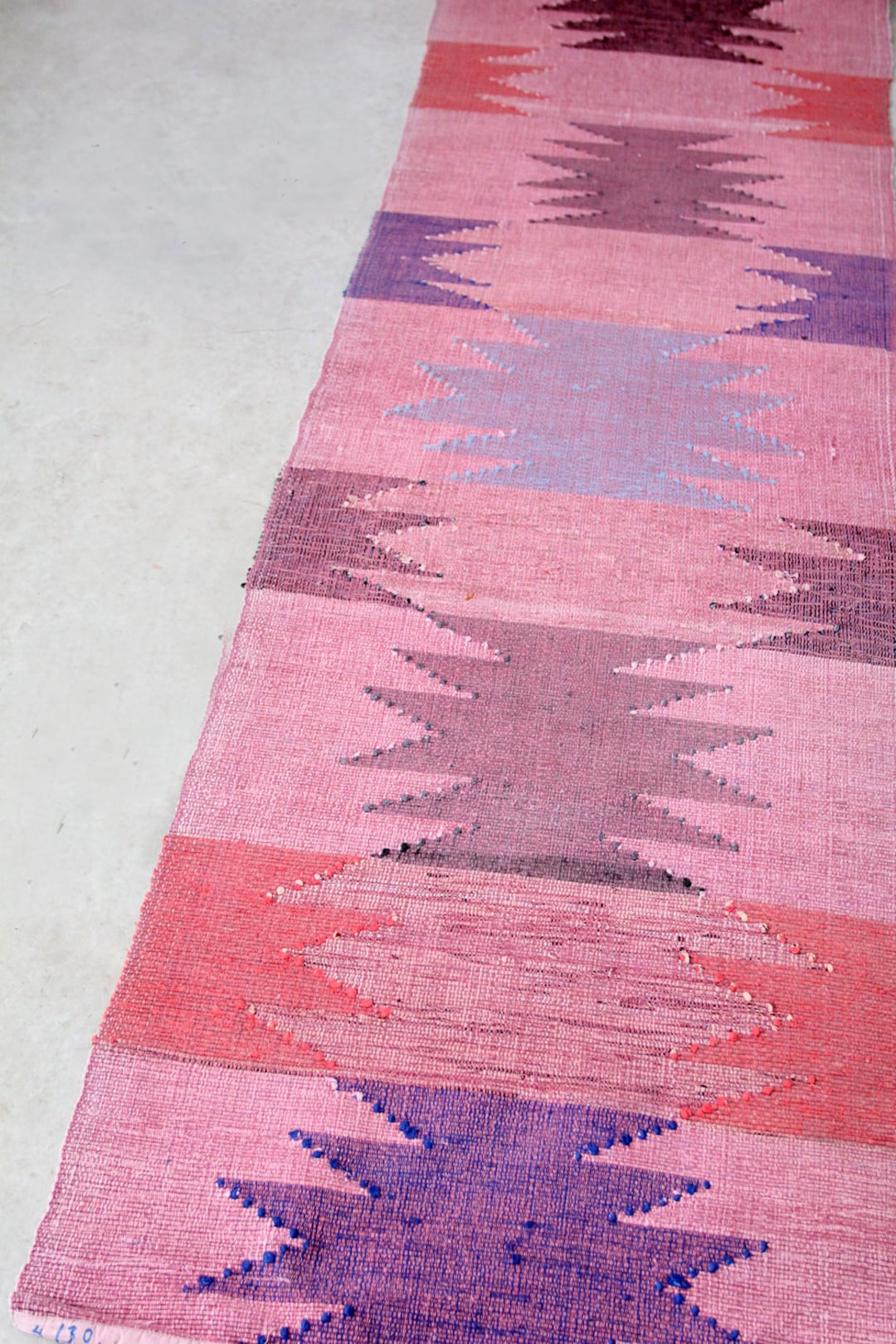 1920s Rag Rug, Vintage Swedish Floor Runner, 13 Ft - Etsy