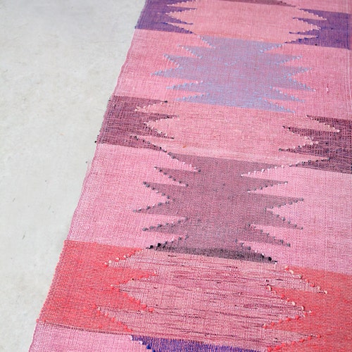1920s Rag Rug Vintage Swedish Floor Runner 13 Ft - Etsy