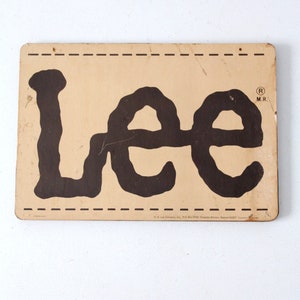 Vintage Lee Sign - Etsy