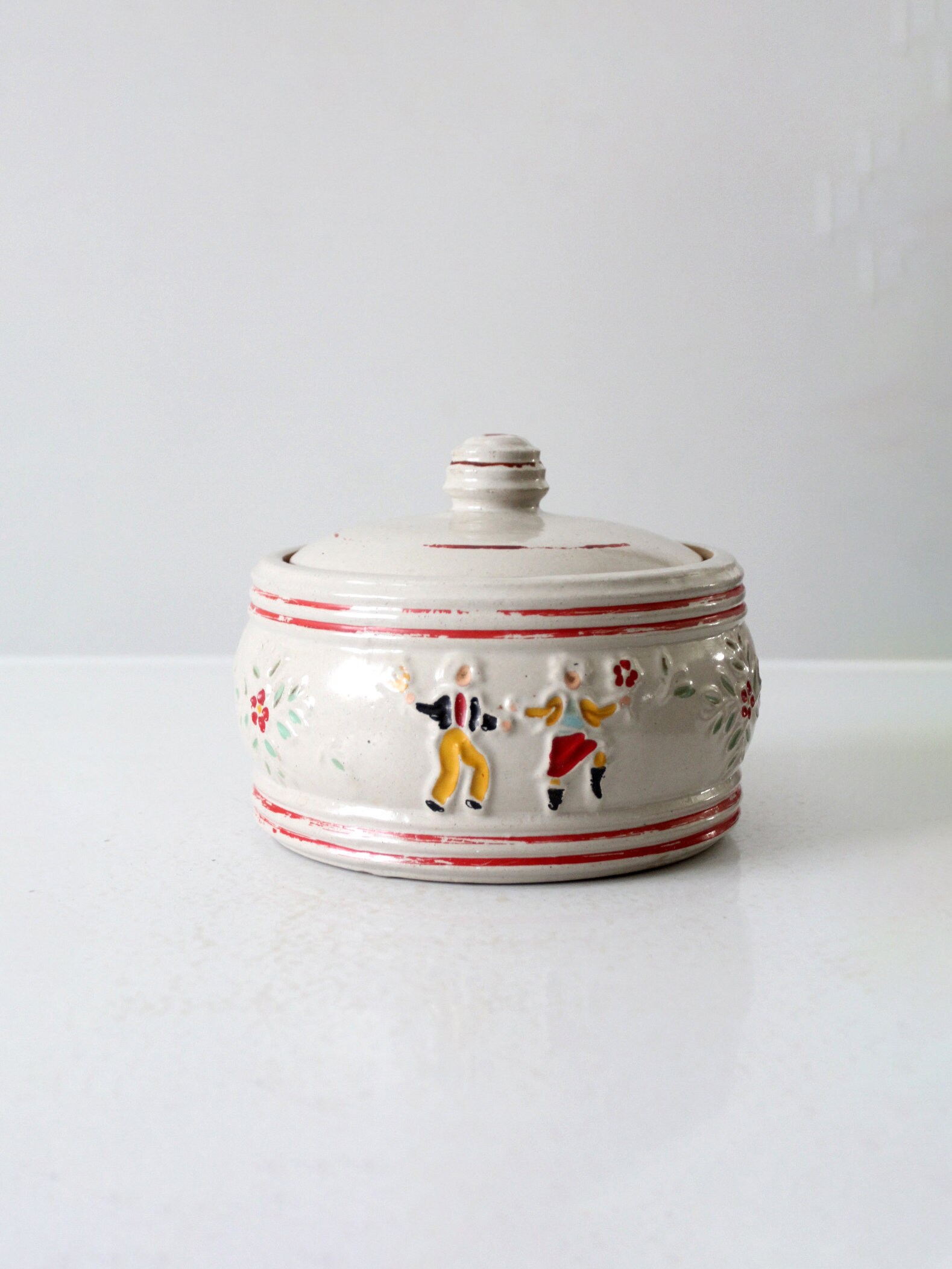 Vintage 40s Red Wing Pottery Peasants Jar - Etsy