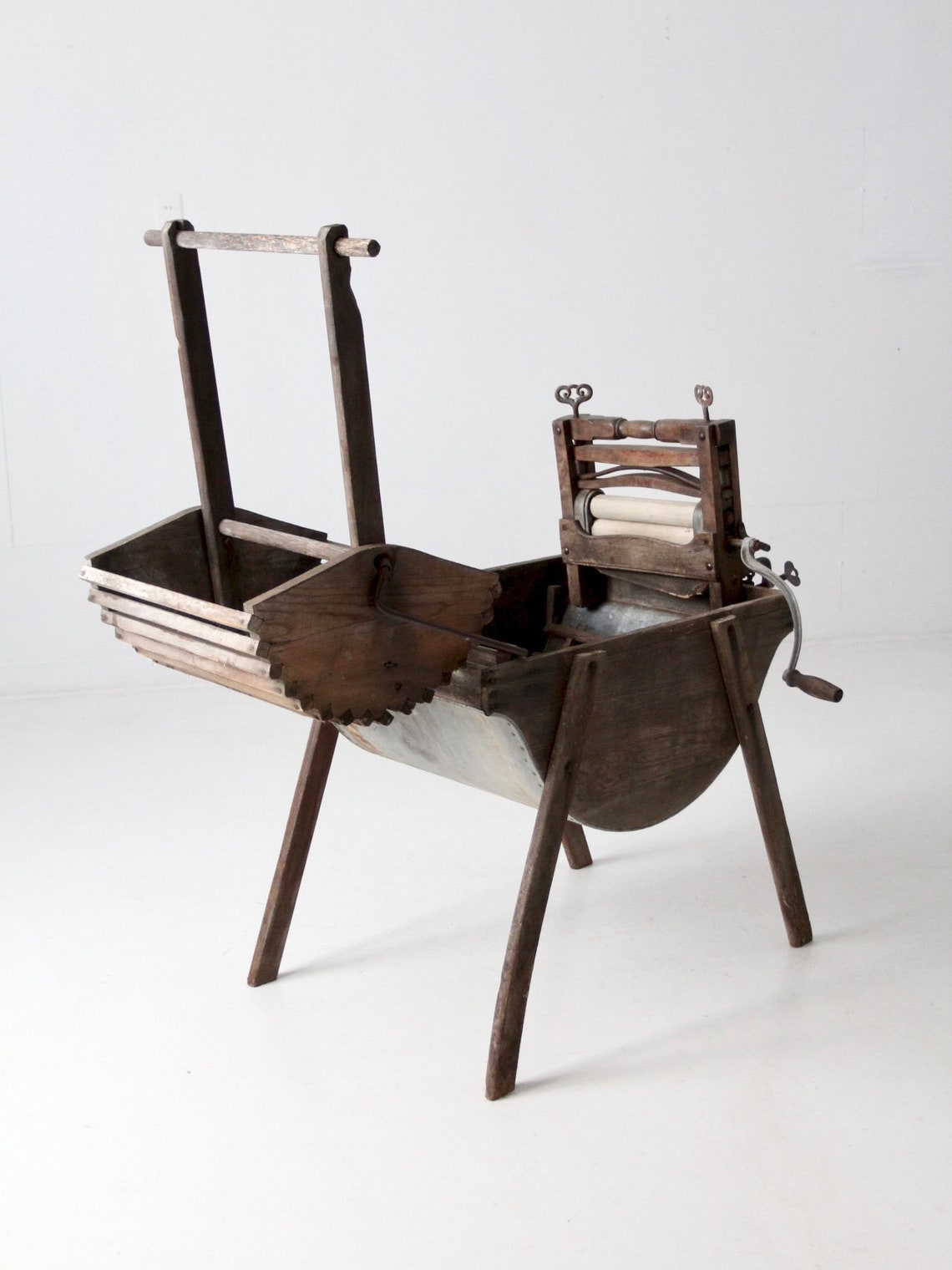 Antique Washing Machine Hand Crank Wringer and Tub - Etsy