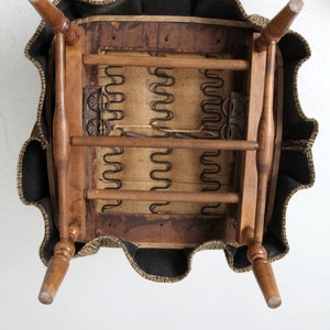 Mid-century Maple Wing Back Spring Rocking Chair - Etsy