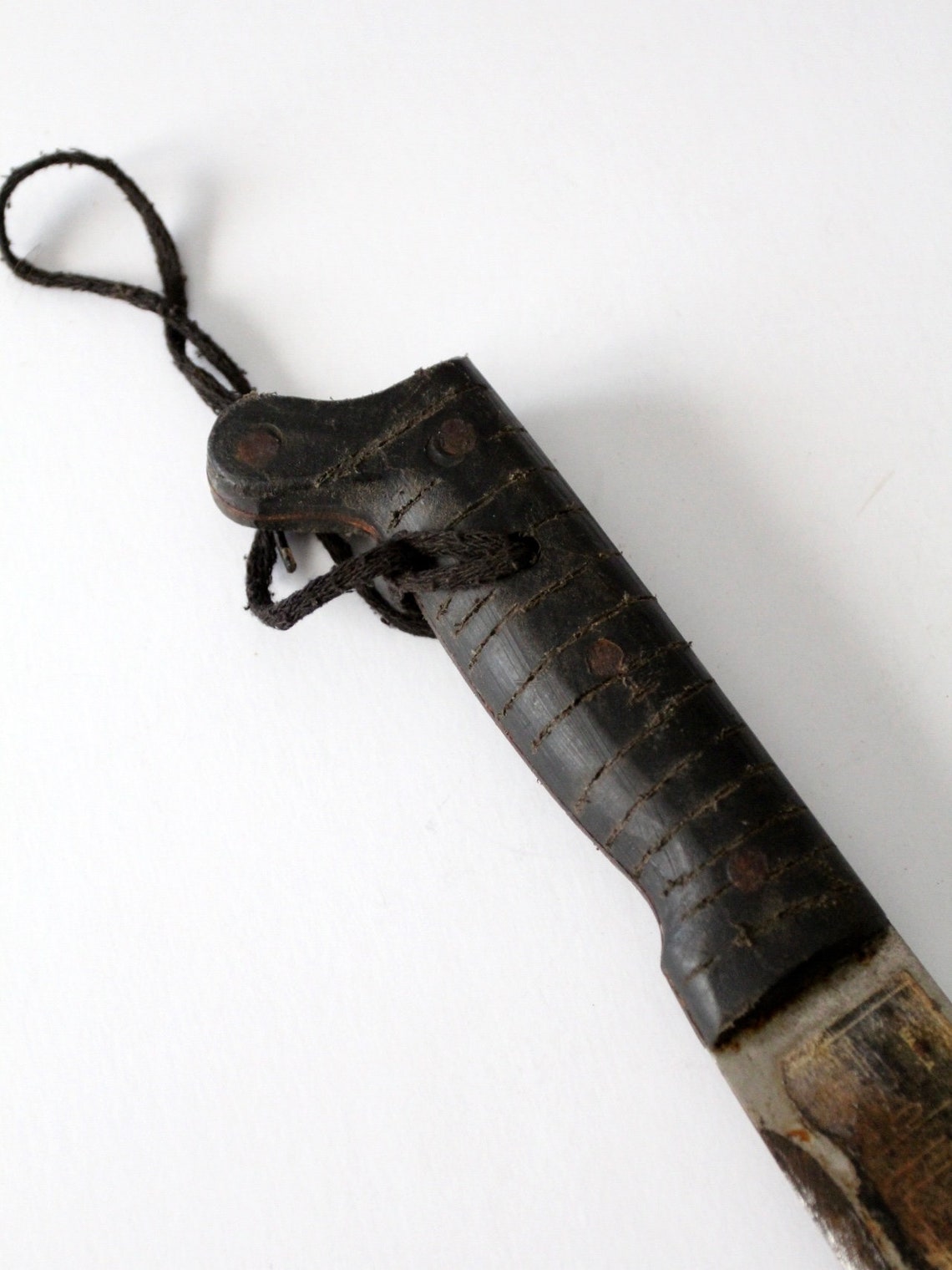 Vintage La Marca Corneta Machete With Leather Sheath - Etsy
