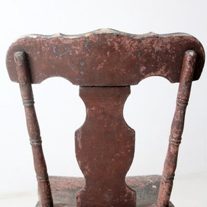 Antique Rustic Fiddleback Chair - Etsy