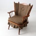 Mid-century Maple Wing Back Spring Rocking Chair - Etsy