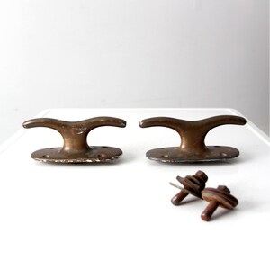Vintage Brass Boat Cleats, Nautical Hardware - Etsy