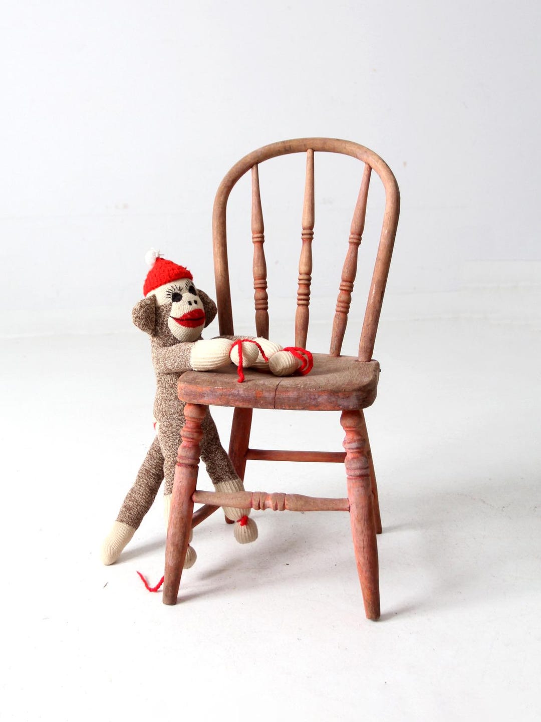 Antique Children's Spindle Back Chair - Etsy