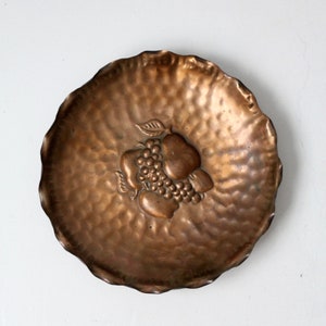 Vintage Gregorian Copper Decorative Wall Plate - Etsy