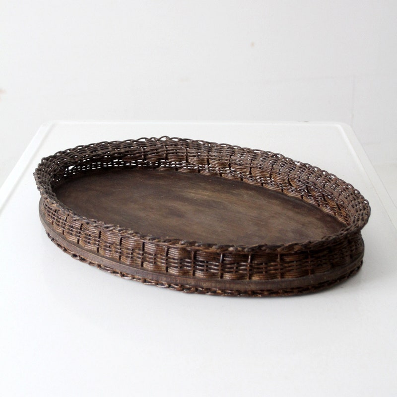 Wicker Tray - Etsy