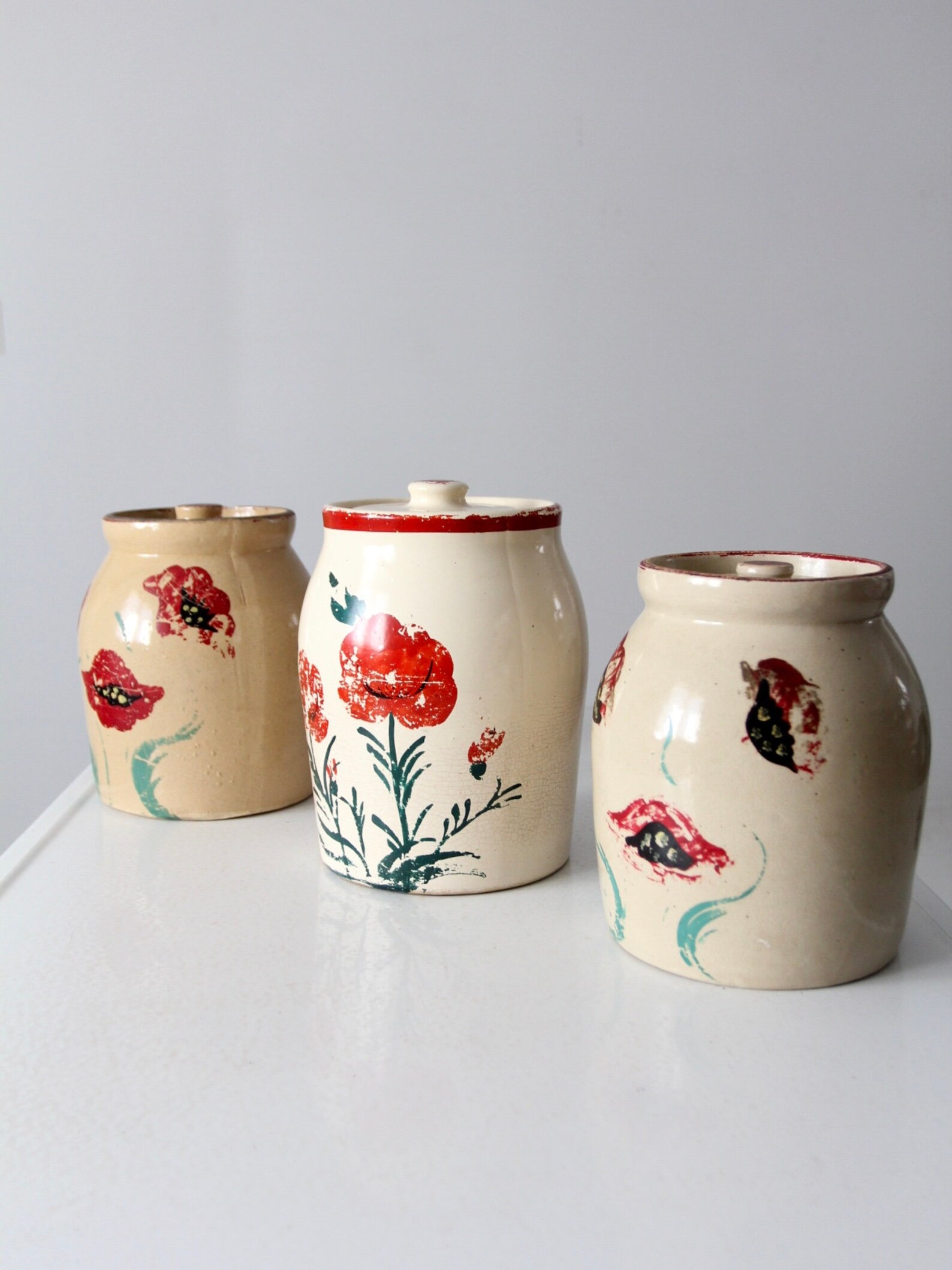 Vintage Cookie Jar Collection Hand-painted Ceramic Jars - Etsy
