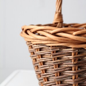 Vintage Wicker Basket - Etsy