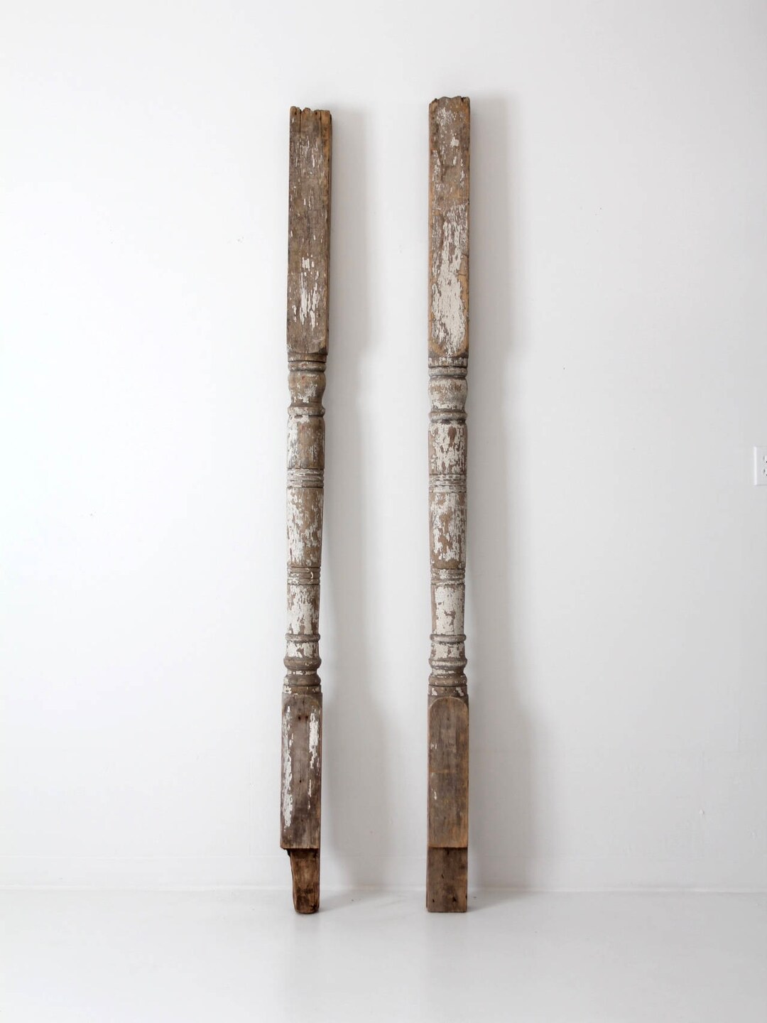 Antique Architectural Columns, White Turned Wood Posts - Etsy