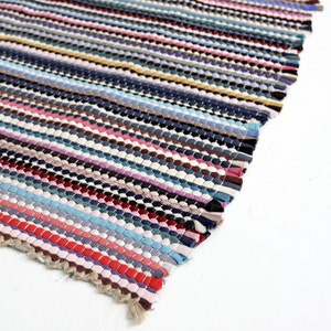 Vintage Rag Rug, Woven Floor Mat, Throw Rug - Etsy