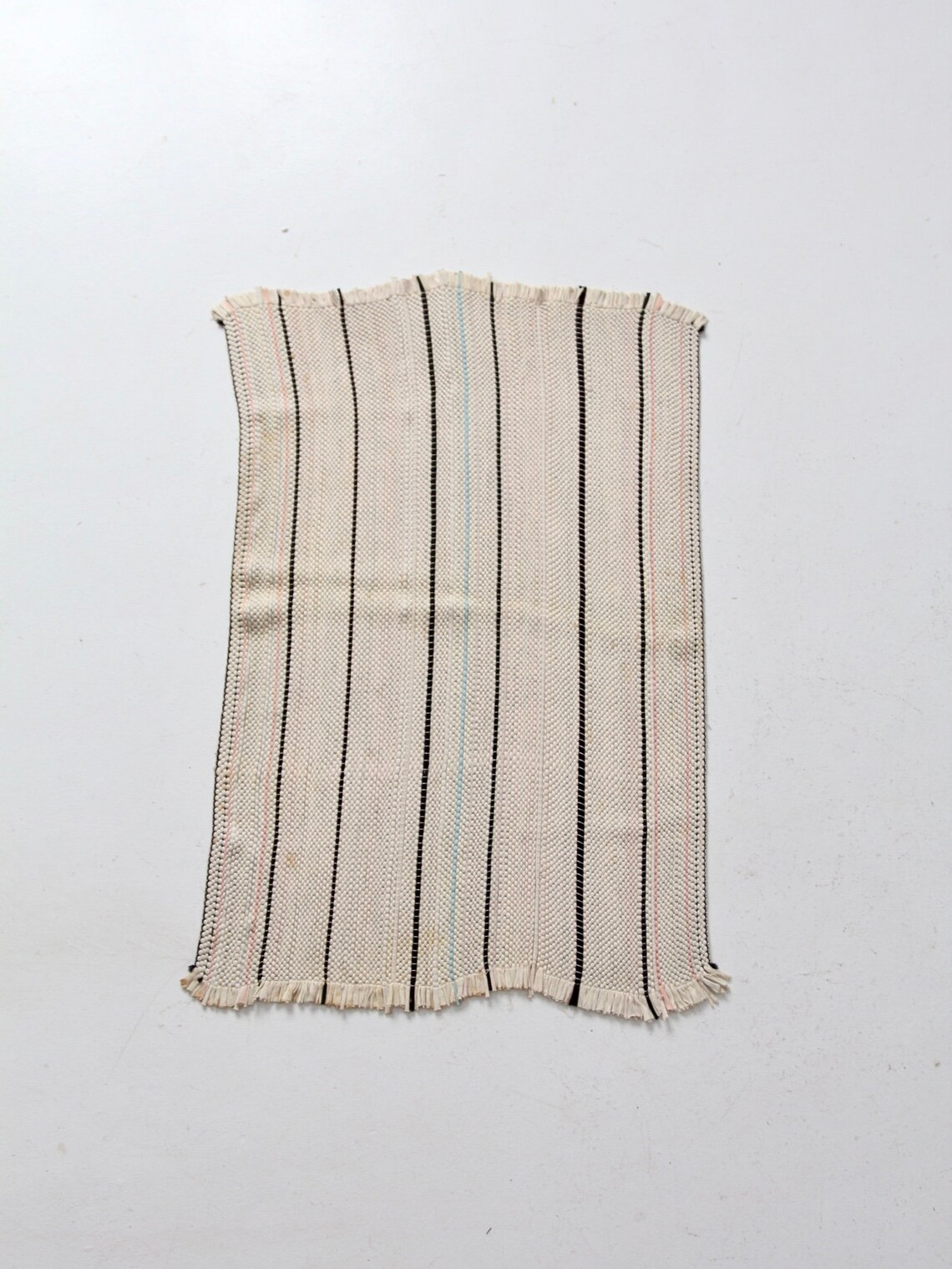 Vintage Striped Rag Rug Accent Rug - Etsy