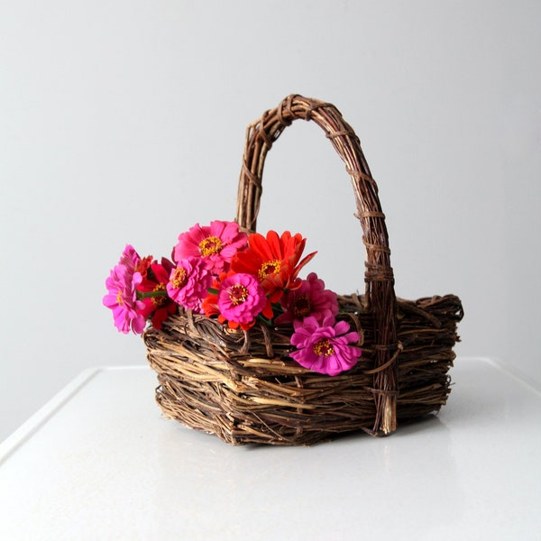 Twig Basket - Etsy