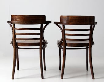 ZPM Radomsko Bentwood Arm Chairs Pair - Etsy ZPM Radomsko Bentwood Arm Chairs Pair - Etsy