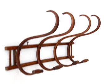 Thonet Bentwood Coat Rack, Antique Wood Coat Rack - Etsy