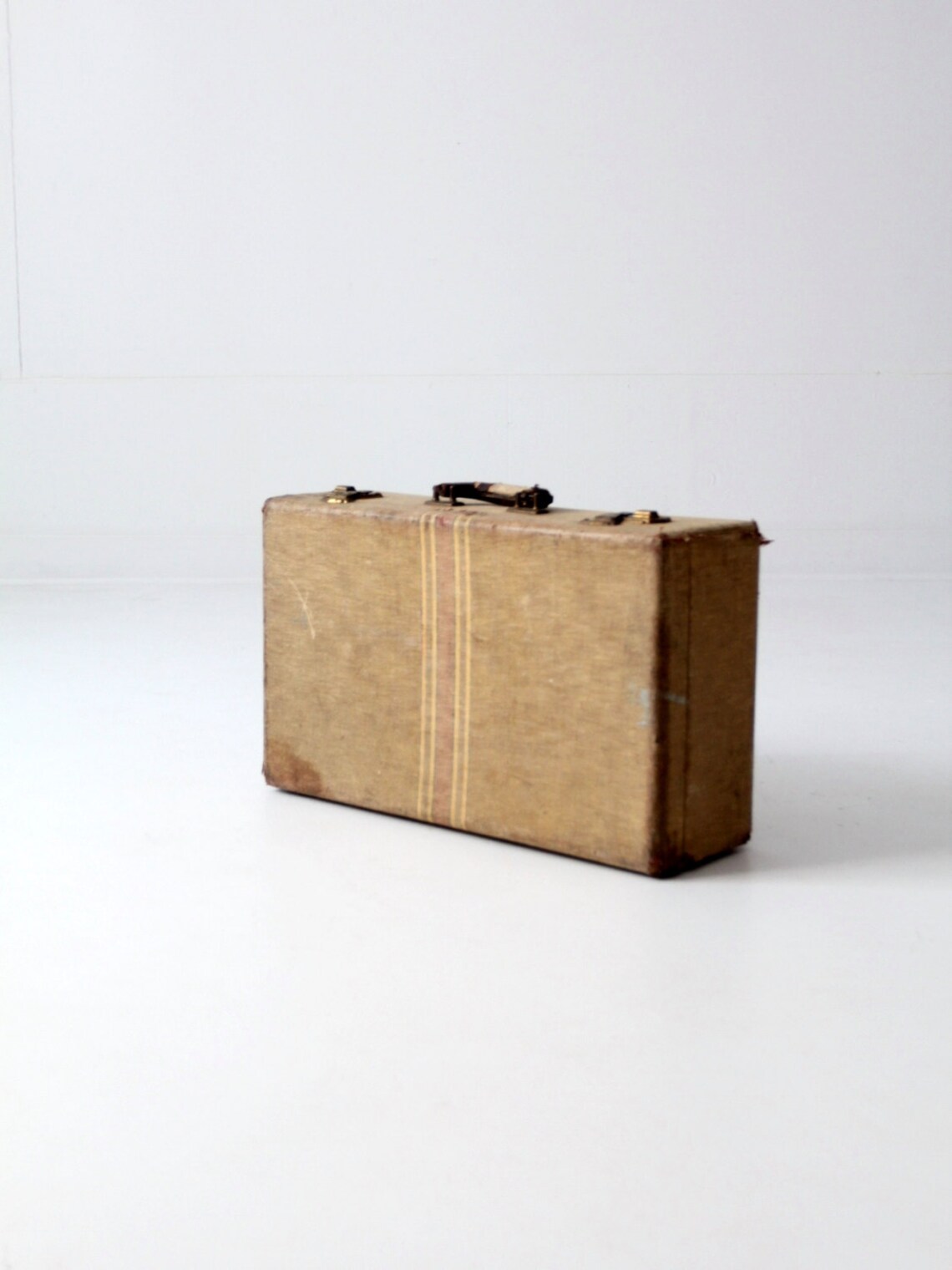 Vintage Striped Suitcase Vintage Hard Case Luggage - Etsy