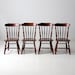 Vintage Virginia House Oak Dining Chair Set of 4 - Etsy