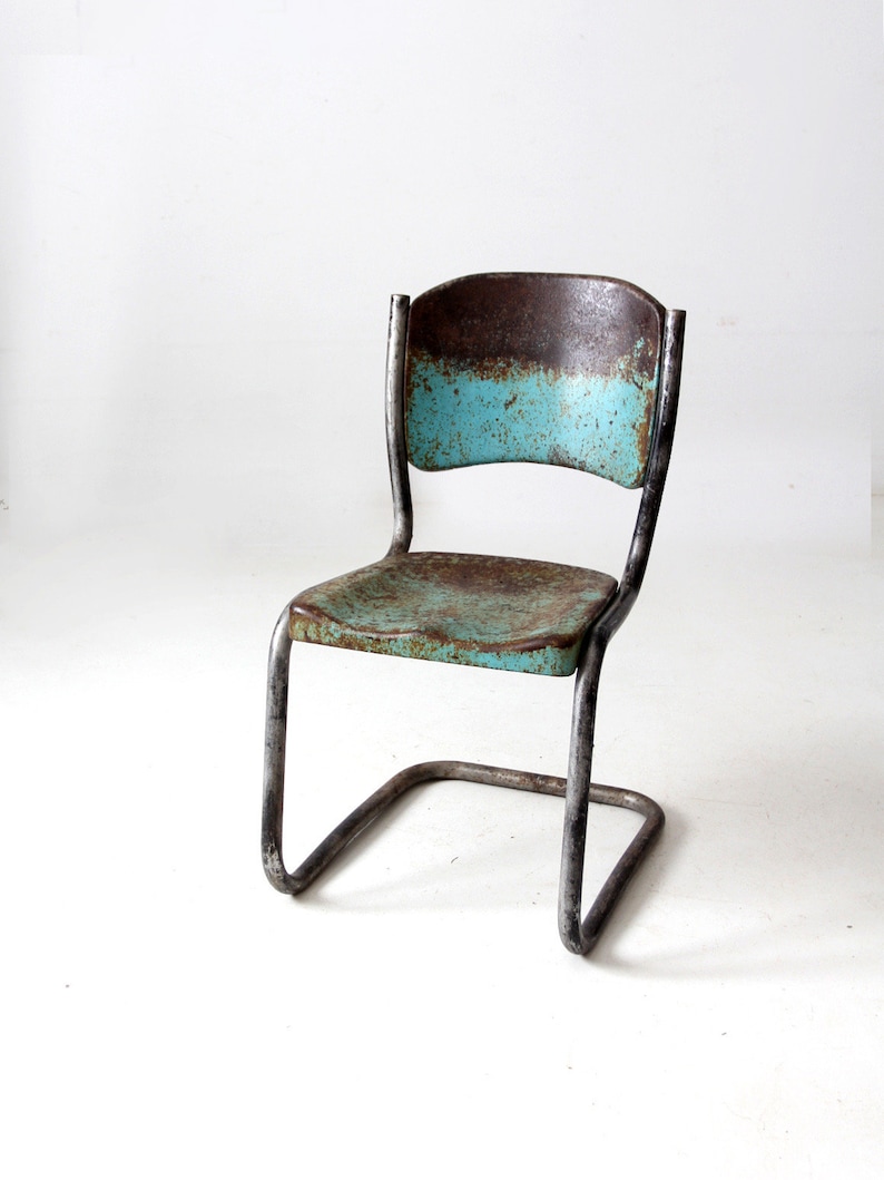 Vintage Metal Floating Patio Chair - Etsy