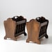Vintage Leick Wooden Magazine Stands, End Racks Pair - Etsy