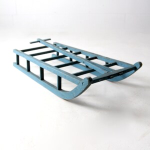 Antique Wooden Snow Cart Sled - Etsy