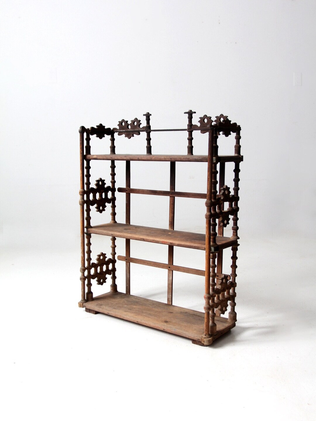 Antique Victorian Folk Art Whatnot Etagere Shelf - Etsy