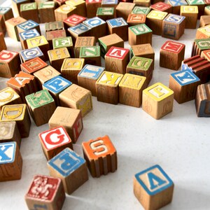 Vintage Toy Alphabet Blocks Collection 120 Pc - Etsy