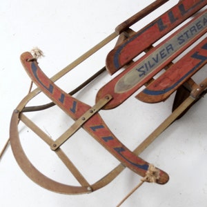 Vintage Garton Silver Streak Sled - Etsy UK