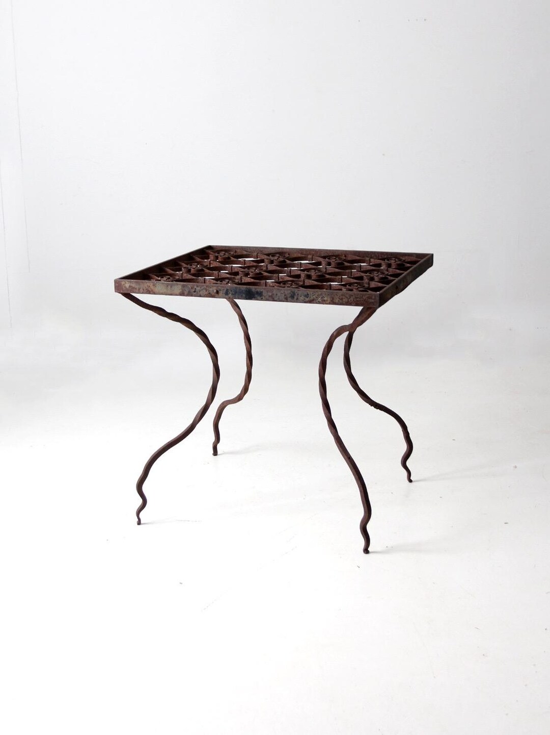 Antique Wrought Iron Table - Etsy