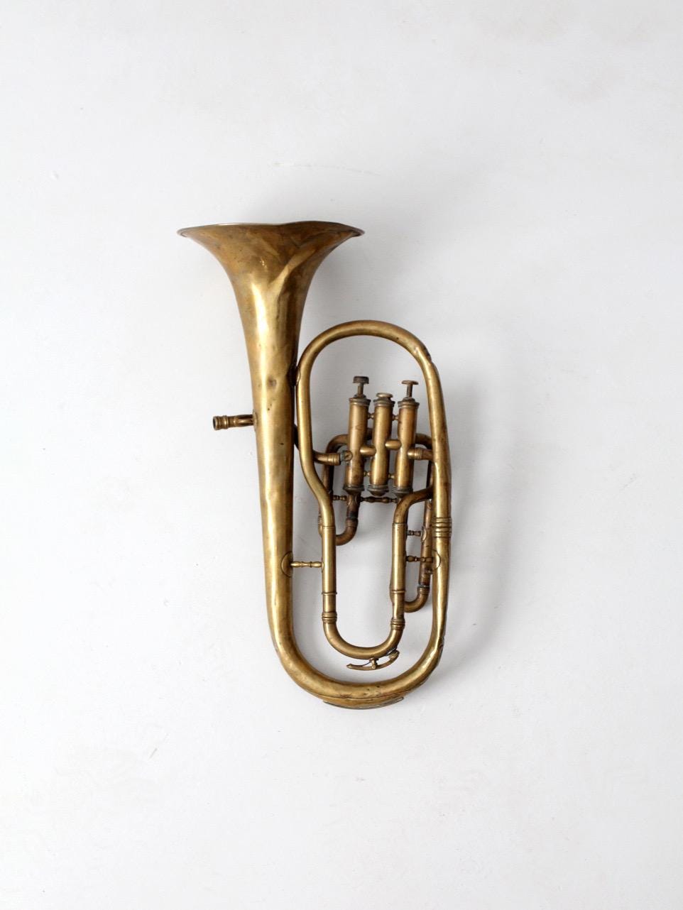 Antique Brass Baritone Horn - Etsy