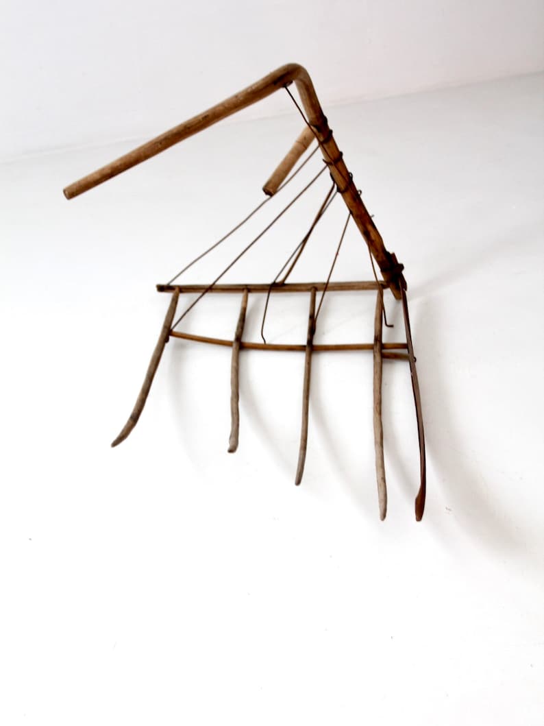 Antique Grain Cradle Scythe, Primitive Farm Tool - Etsy