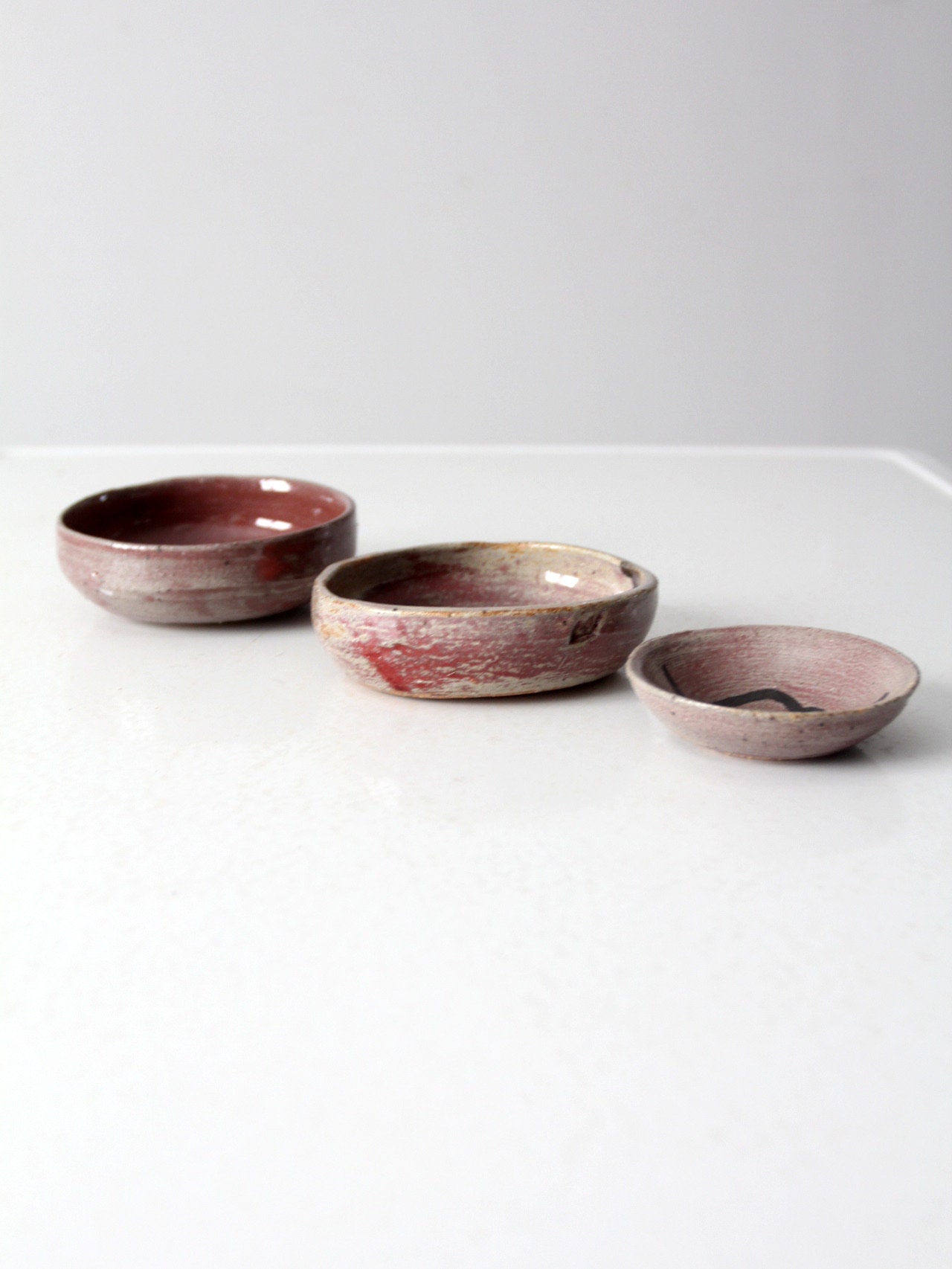 Set of 3 Vintage Studio Pottery Bowls - Etsy