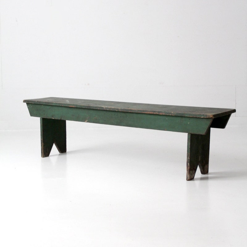Antique Primitive Bench - Etsy