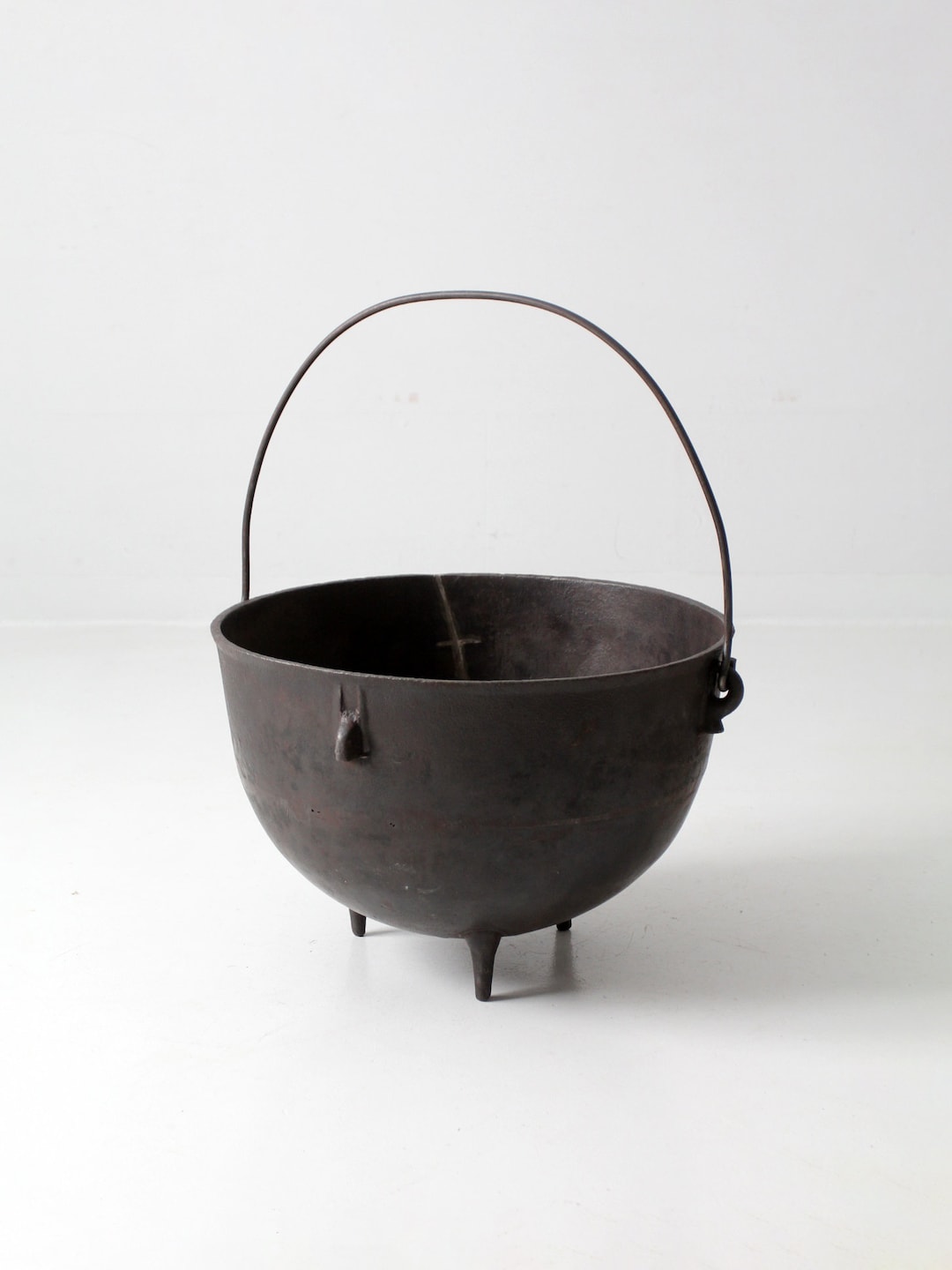 Antique 20 Gallon Cast Iron Cauldron - Etsy