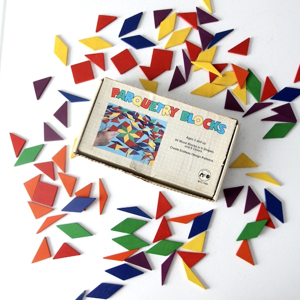 Parquetry Blocks - Etsy
