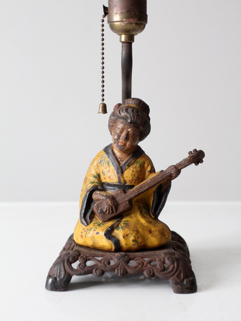 1930s Hubley Cast Iron Geisha Lamp - Etsy